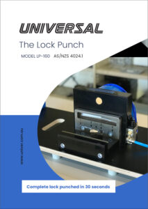 Universal Combination Lockpunch - Universal Custom Machinery Design